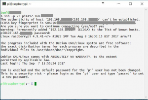 Raspberry Pi Setup, Part 2: Change Default Raspberry Pi Password and ...